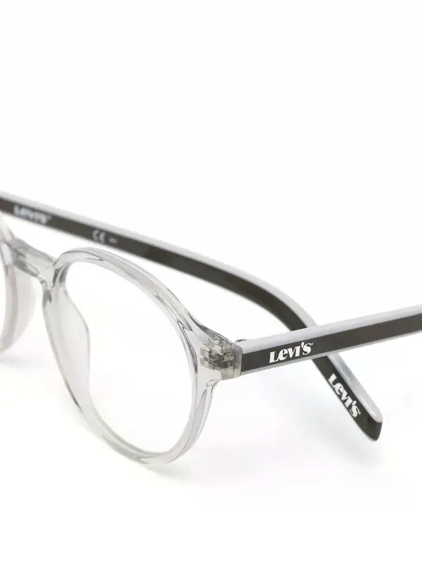 LEVI'S Round-frame Logo-print Glasses