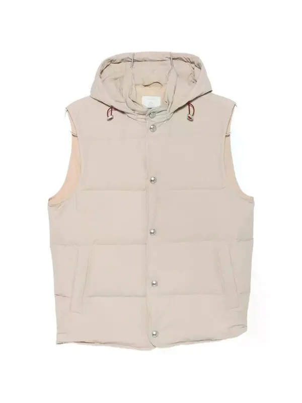 Eleventy Quilted Hooded Gilet