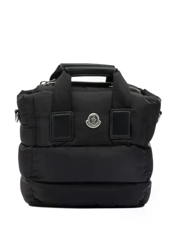 Moncler Micro Caradoc Quilted Tote Bag - Black