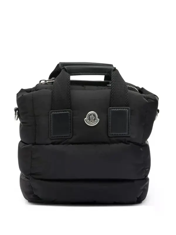 Moncler Micro Caradoc Quilted Tote Bag - Black