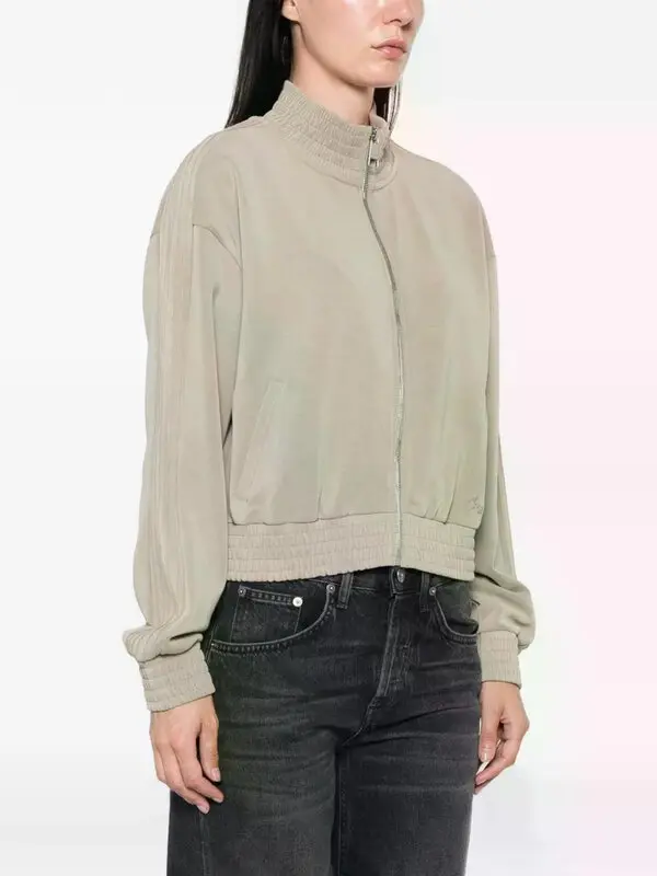 BOSS Zip-fastening Ribbed-trim Sweatshirt