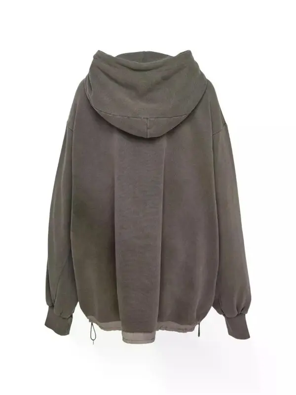 Yohji Yamamoto Drawstring-hem Hoodie Jacket