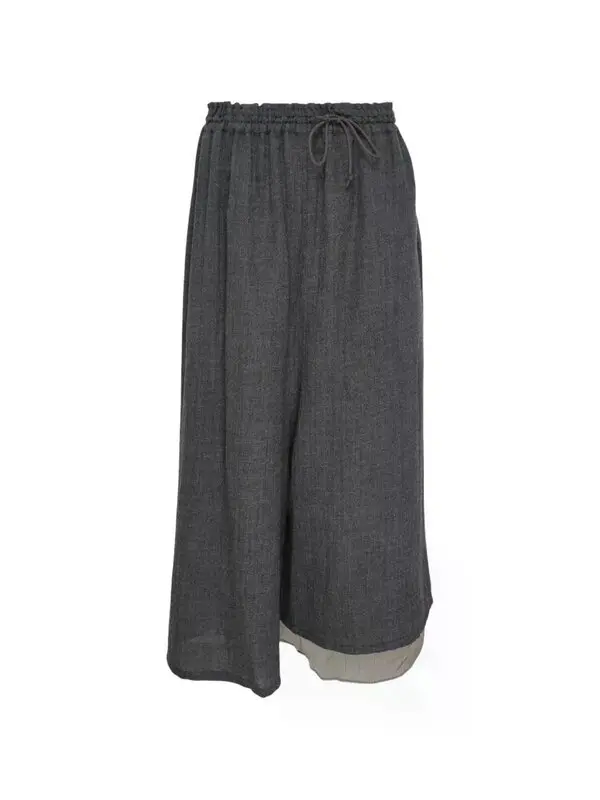 Y’s Drawstring Layered Trousers