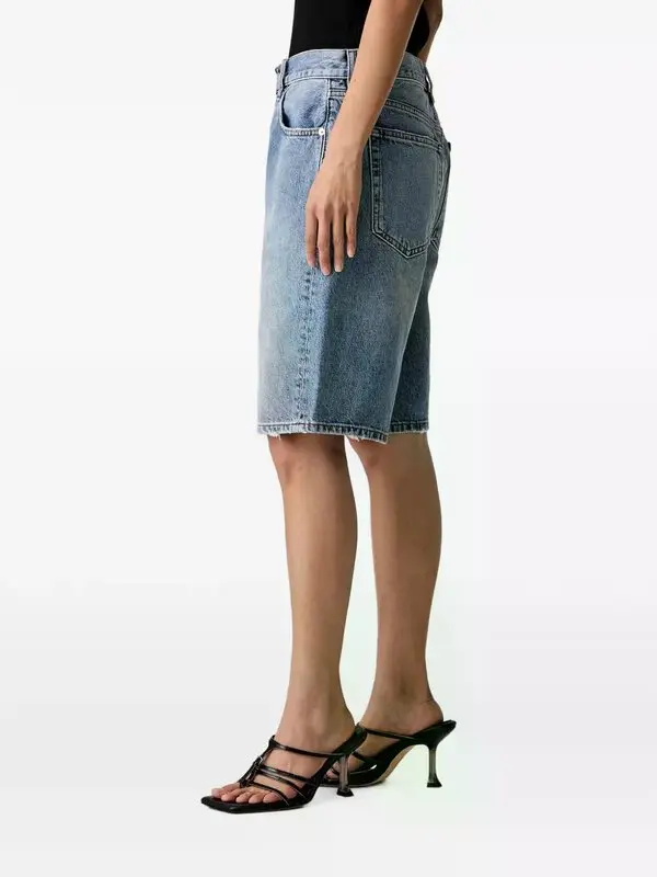 ANINE BING Washed Denim Shorts