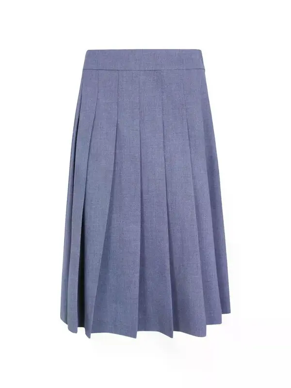 DRHOPE Pleated Midi Skirt