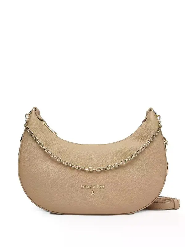 Patrizia Pepe Grained Leather Shoulder Bag