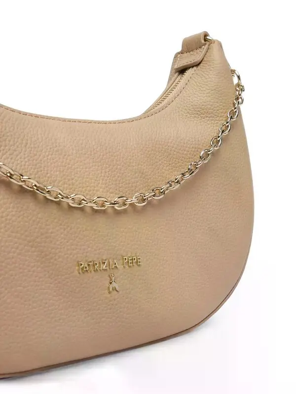 Patrizia Pepe Grained Leather Shoulder Bag