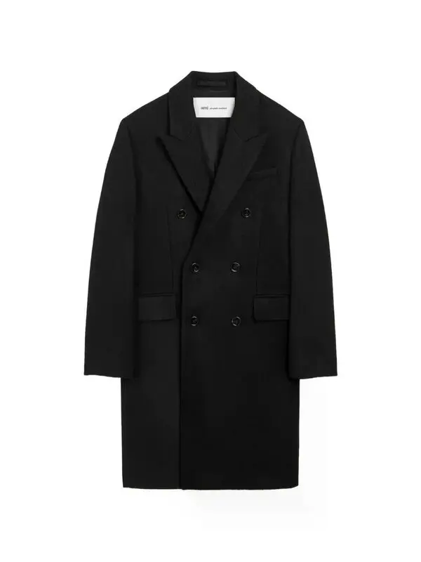 AMI Paris Double-breasted Wool Coat
