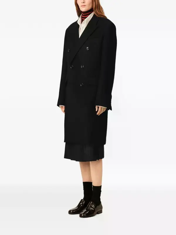 AMI Paris Double-breasted Wool Coat