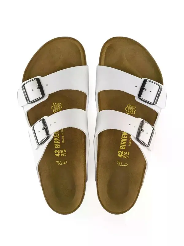 BIRKENSTOCK Arizona Buckle-fastening Sandals - White