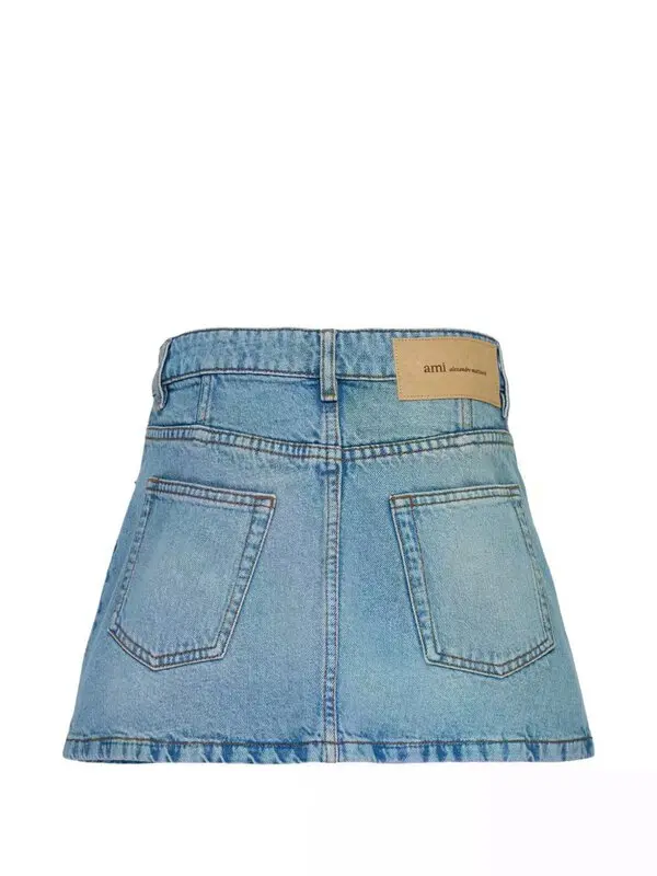 AMI Paris Mini Cotton Skirt