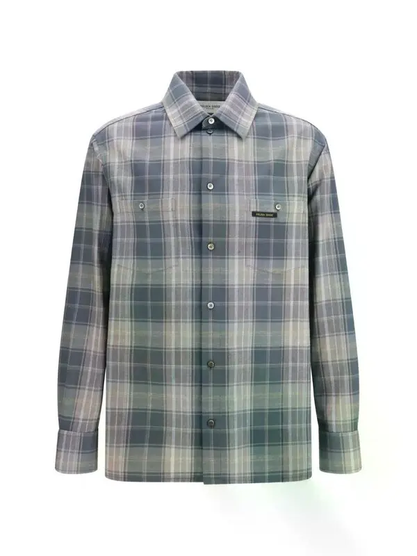 GOLDEN GOOSE Journey M's Over Shirt - Blue