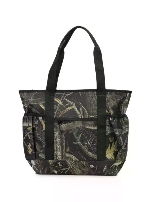Carhartt Work In Progress Tree-print Logo-patch Tote Bag