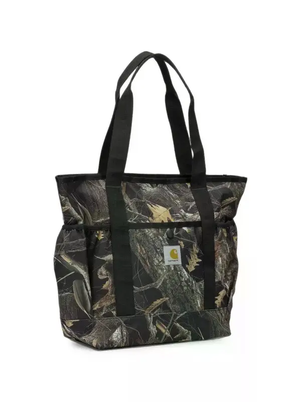 Carhartt Work In Progress Tree-print Logo-patch Tote Bag