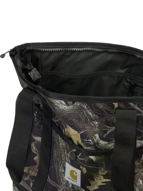 Carhartt Work In Progress Tree-print Logo-patch Tote Bag