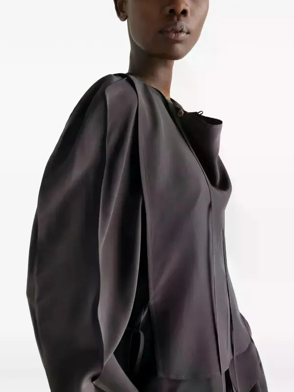 LEMAIRE Layered Blouse In Silk And Viscose Cloth