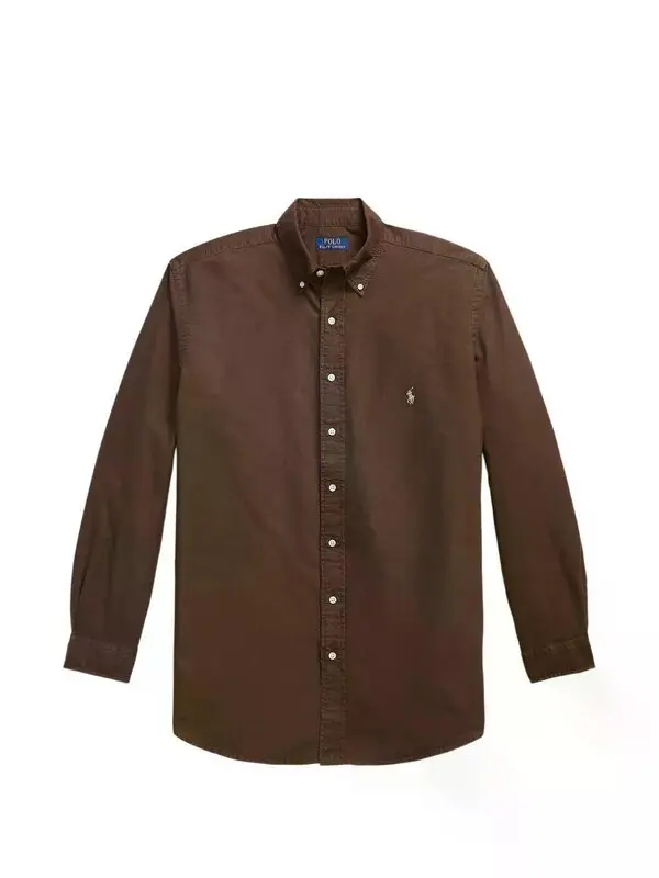 Polo Ralph Lauren Garment-dyed Oxford Shirt - Brown