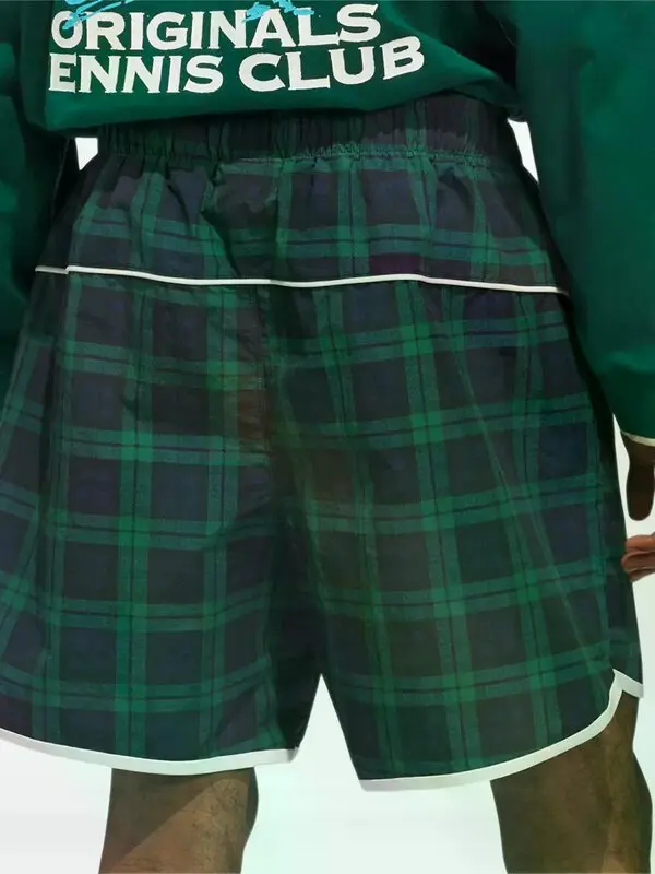 Adidas Plaid Track Shorts