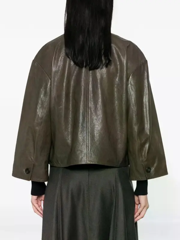 Max Mara Button-up Wide-sleeve Jacket