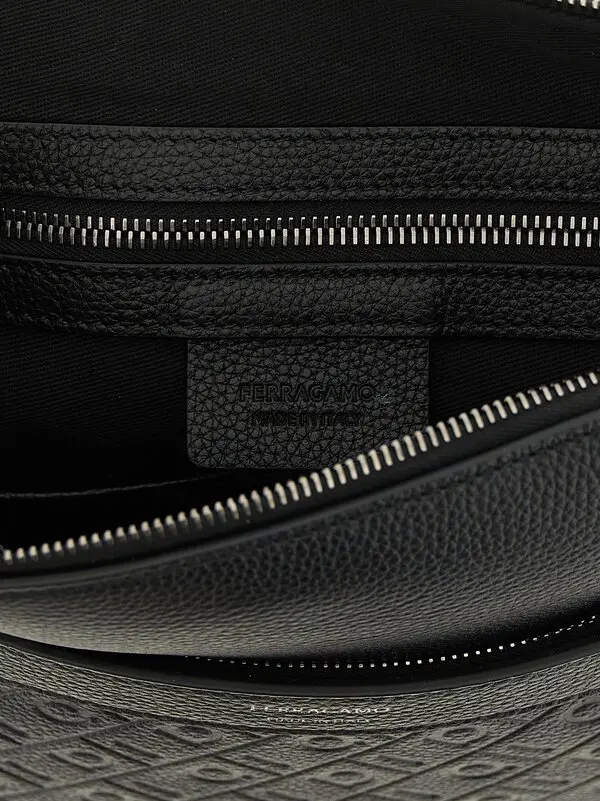 FERRAGAMO Monogram' Messenger Crossbody Bag