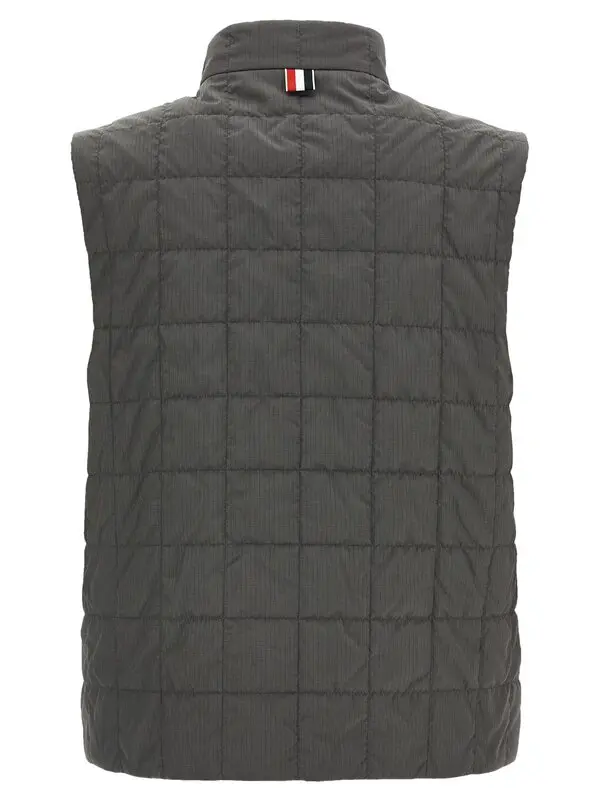 Thom Browne 4bar' Ripstop Shiny Vest