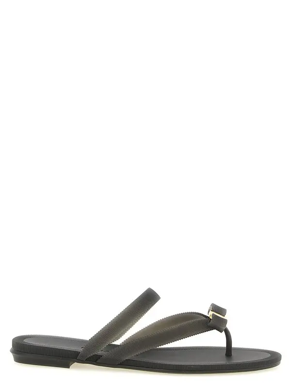 FERRAGAMO Jealsa' Sandals - Black