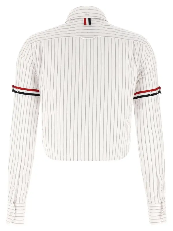 Thom Browne 4bar' Cropped Shirt