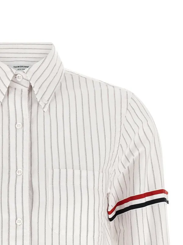 Thom Browne 4bar' Cropped Shirt