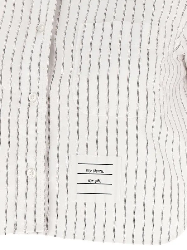 Thom Browne 4bar' Cropped Shirt