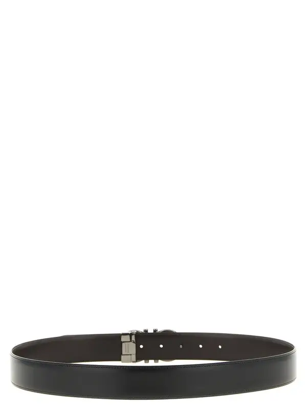 FERRAGAMO Double Gancini' Reversible Belt