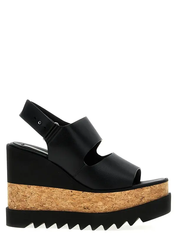 Stella McCartney Sneak-elyse' Sandals - Black