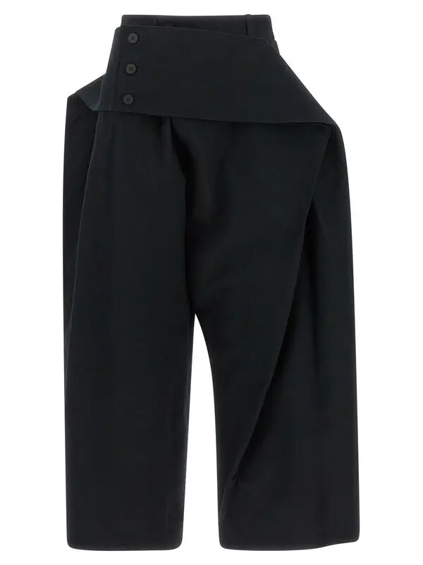 Issey Miyake Grainy" Pants - Black