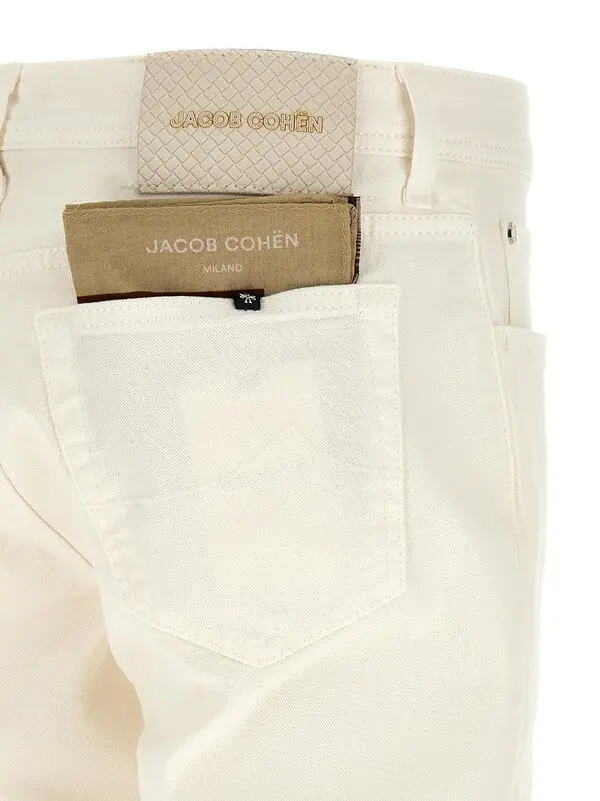 Jacob Cohen Bard" Slim Fit Jeans - White
