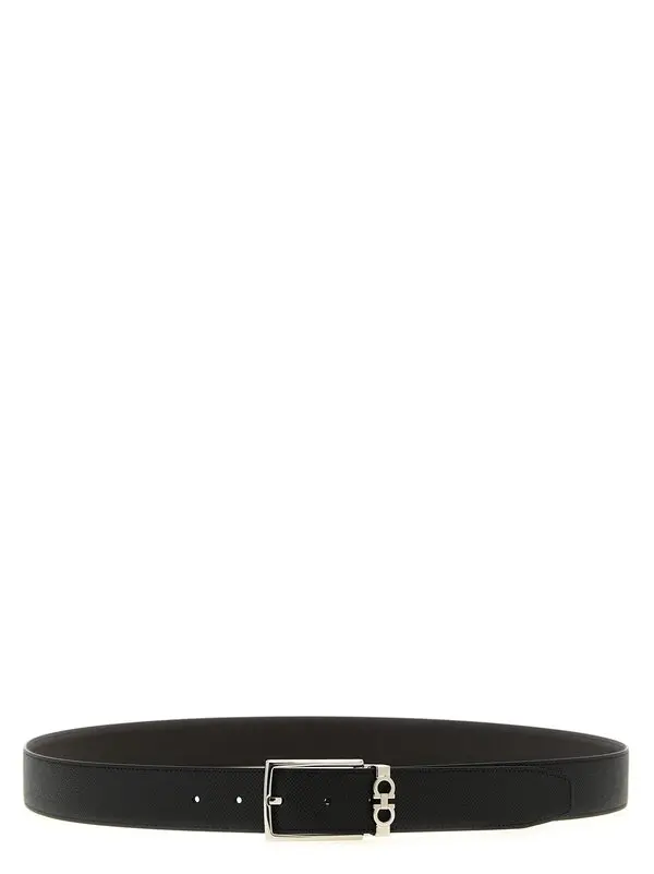 FERRAGAMO Gancini Reversible Belt - Multicolor