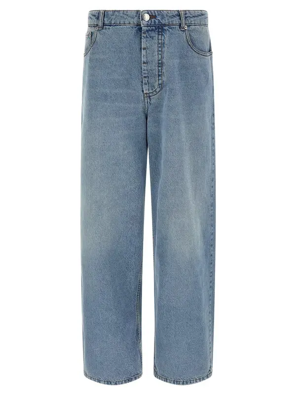 AMI Paris Wide Leg Jeans