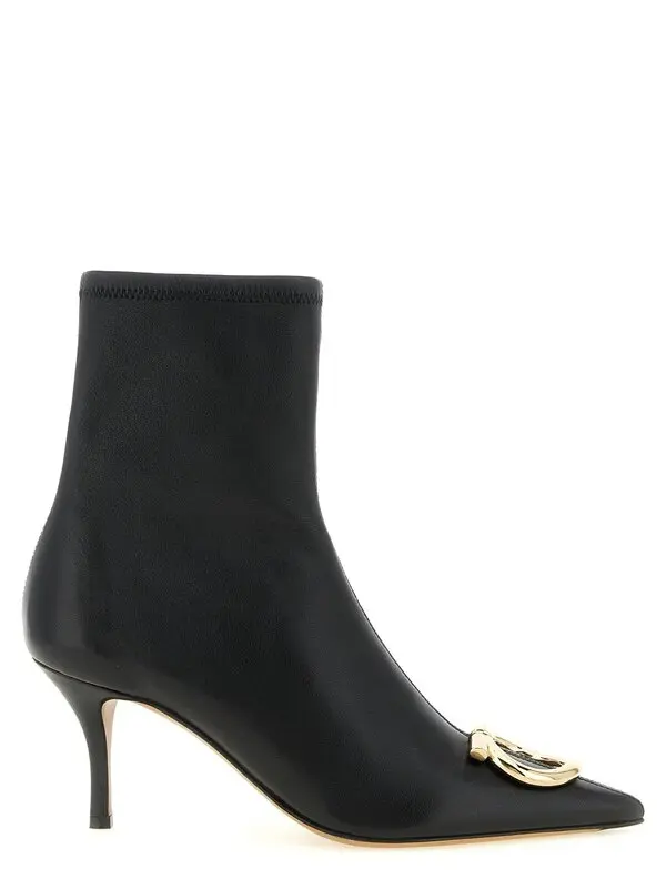 FERRAGAMO Mariu' Ankle Boots With Maxi Gancini Detail