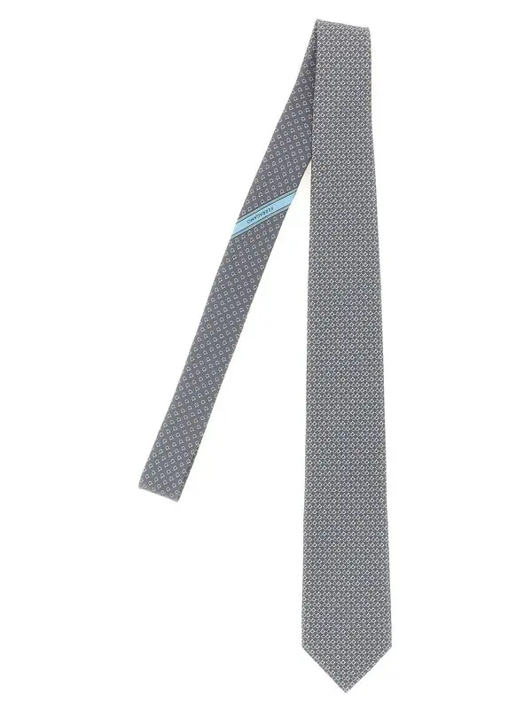 FERRAGAMO Chicca' Tie - Gray