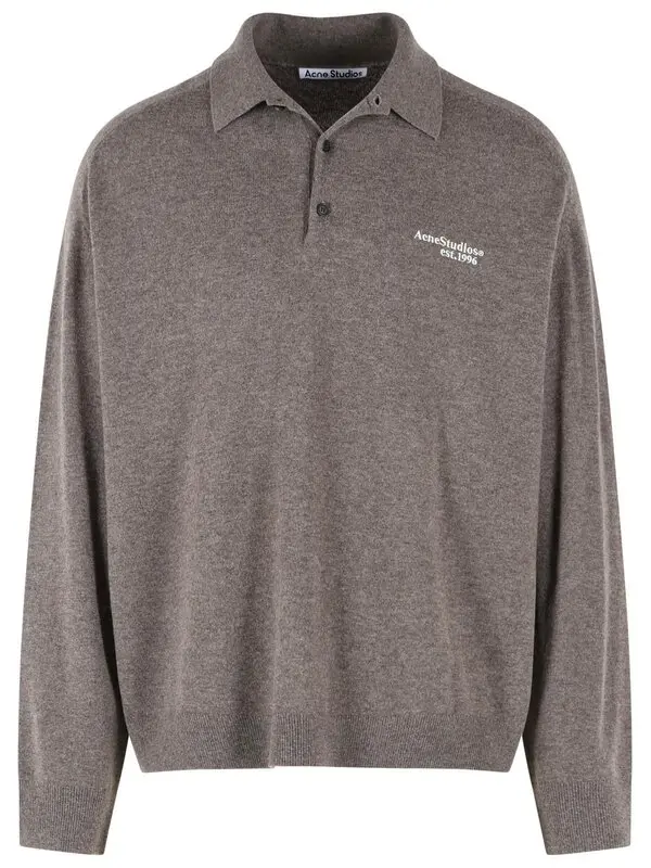 Acne Studios Wool And Yak Blend Sweater - Brown