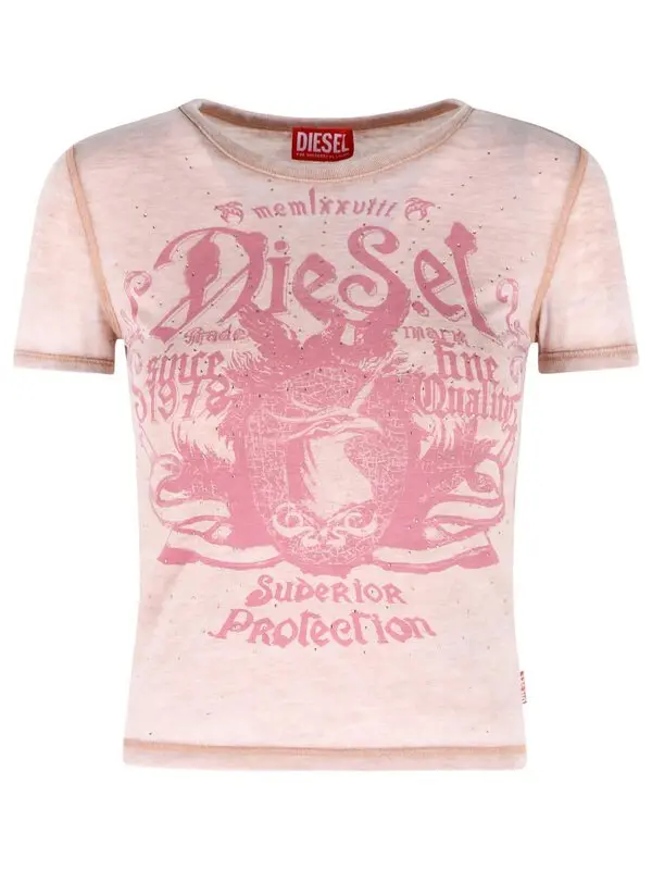 DIESEL® Cotton Blend Jersey T-shirt