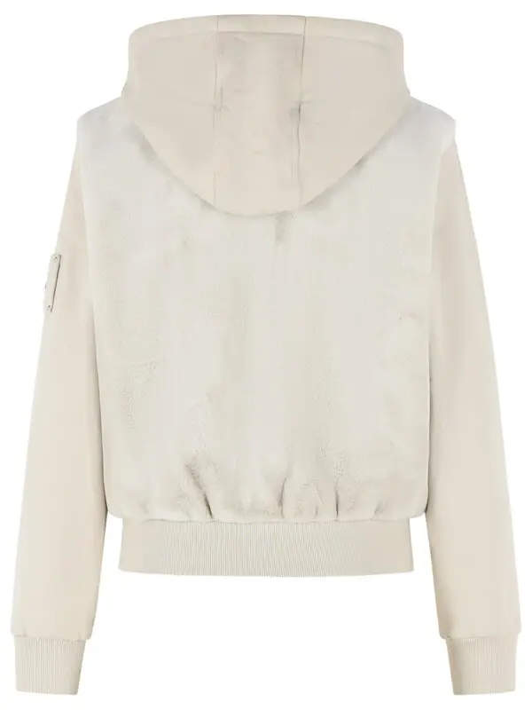 Moose Knuckles Bunny' Ivory Cotton Sweatshirt - Cream