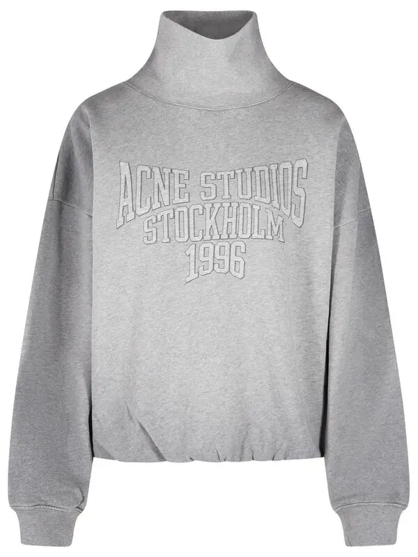 Acne Studios Cotton Sweatshirt - Gray