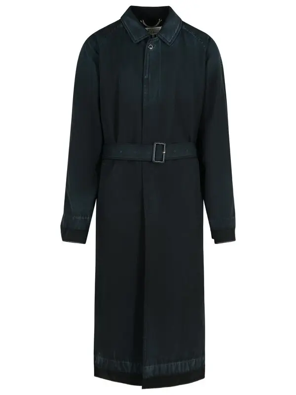 MAISON MARGIELA Virgin Wool Trench Coat