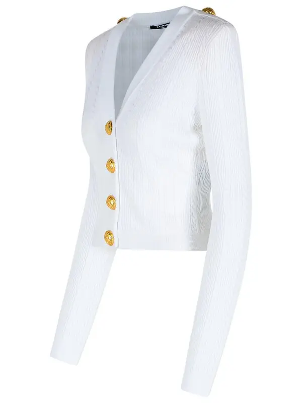 Balmain Viscose Blend Cardigan