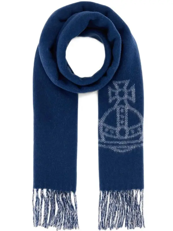 VIVIENNE WESTWOOD Double Face Wool Scarf