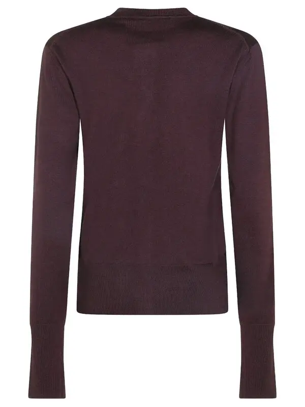 VIVIENNE WESTWOOD Bea Cardigan In Lana - Brown
