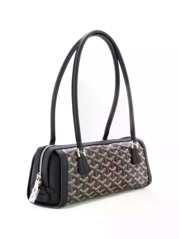 Goyard Bonbonnière Bag Coated Canvas Shoulder Bag - Black