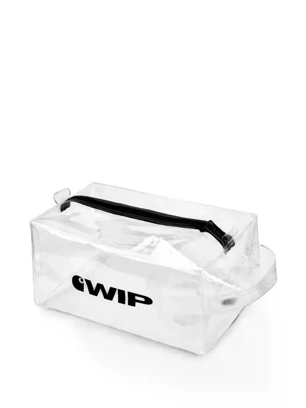 Carhartt Work In Progress Wip Logo-print Wash Bag - White