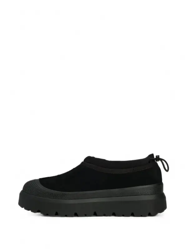 UGG Tasman Weather Hybrid Drawstring Platform Boots - Black