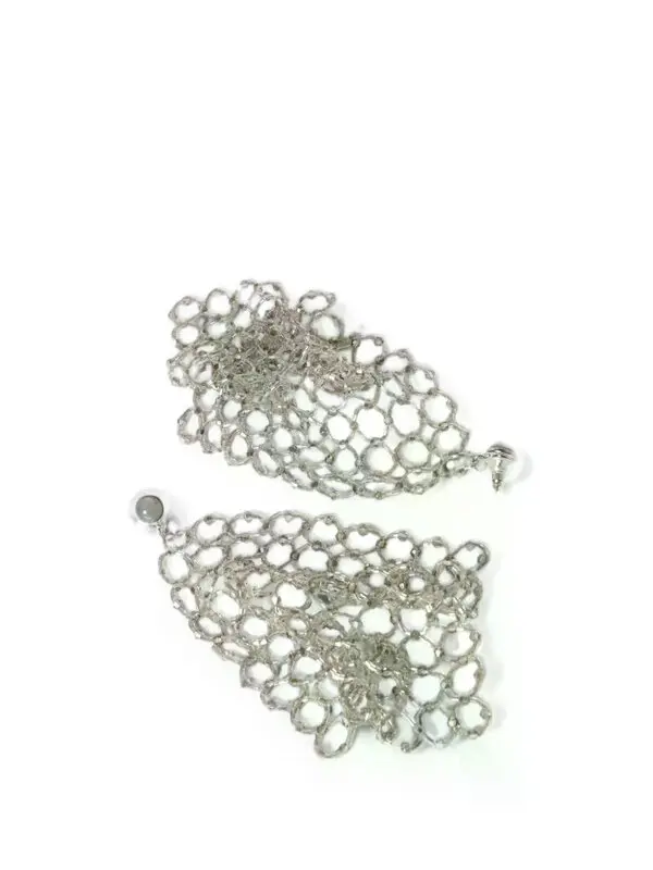 Emporio Armani Beaded Mesh Earrings
