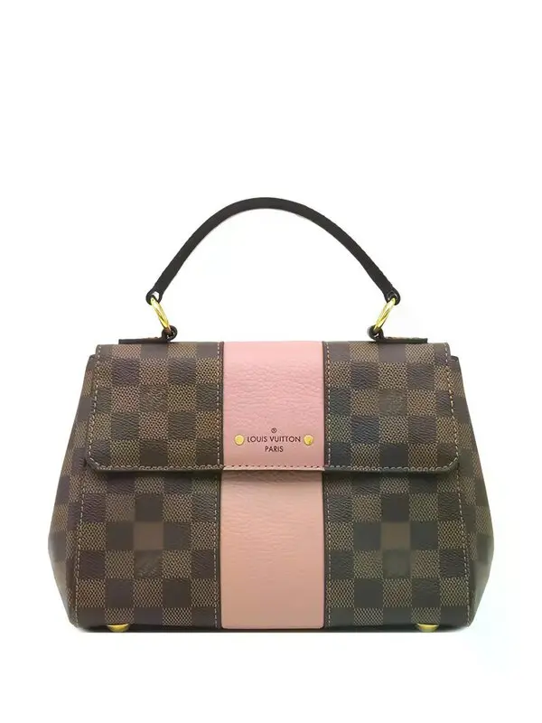 LOUIS VUITTON 2018 Damier Ebene Bond Street Bb Satchel - Brown